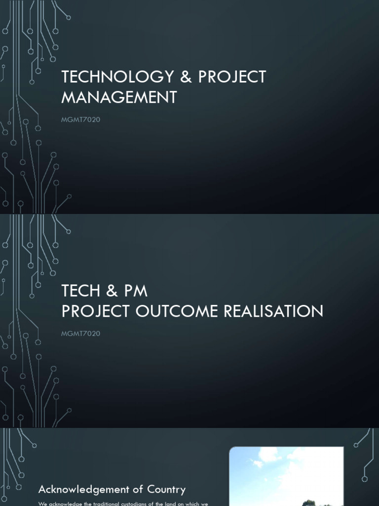 Project Outcome Realisation Insights | PDF | Project Management | Cognition