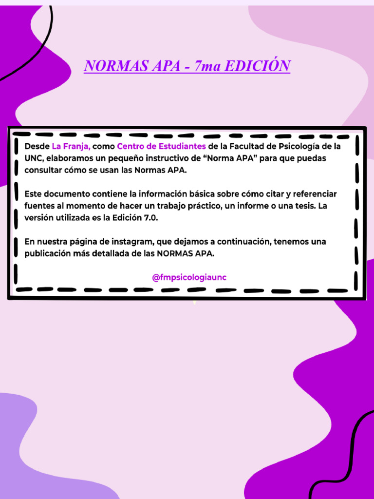 Guía de Citas y Referencias APA 7ª Ed. | PDF | Sitios web | Red mundial