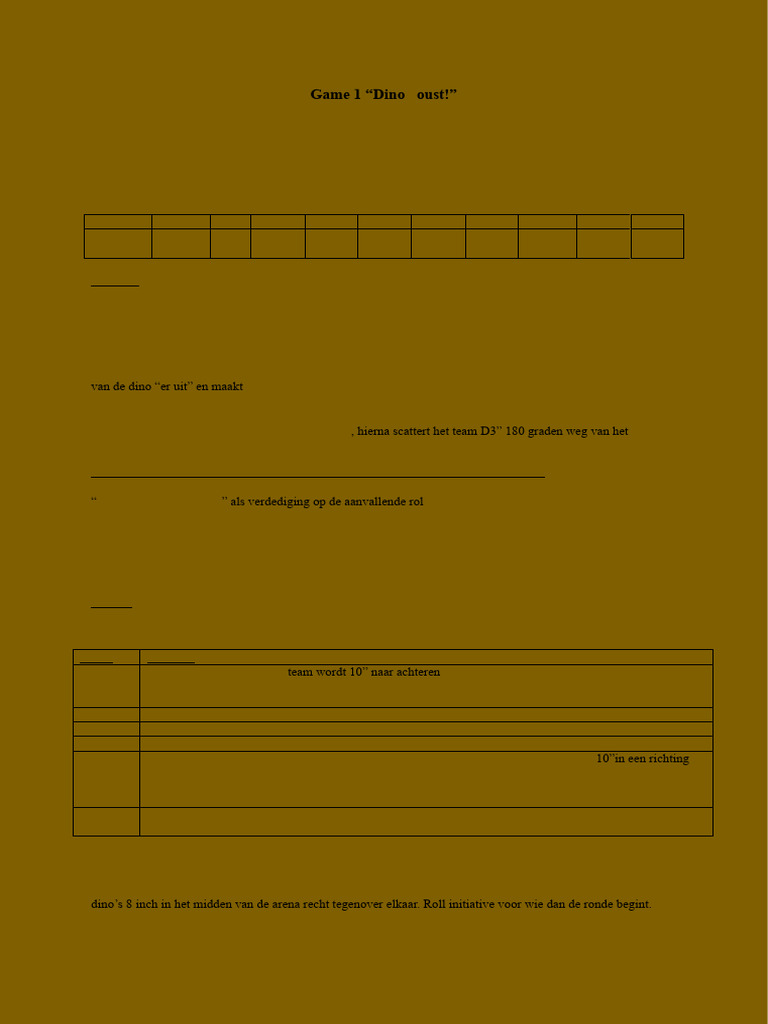LMG Dino Joust Game 1 | PDF