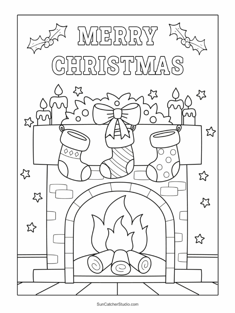 Printable Christmas Coloring Pages 1 | PDF