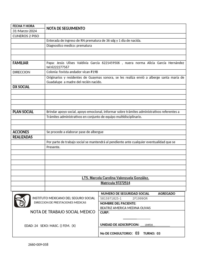 Subsecuente de Beatriz America 2 Piso | PDF