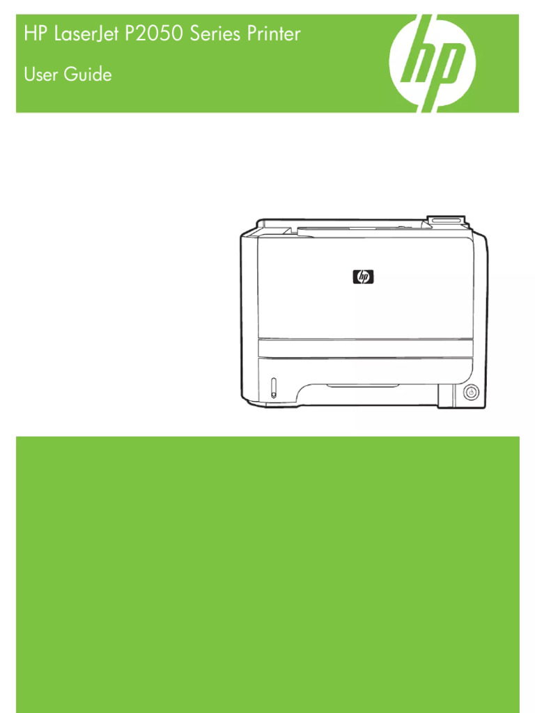 HP LaserJet P2055d Manual (English - 176 Pages) | PDF