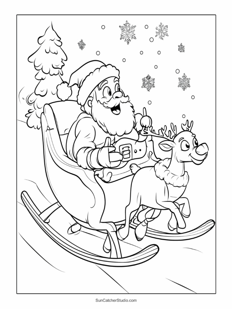 Printable Christmas Coloring Pages 8 | PDF