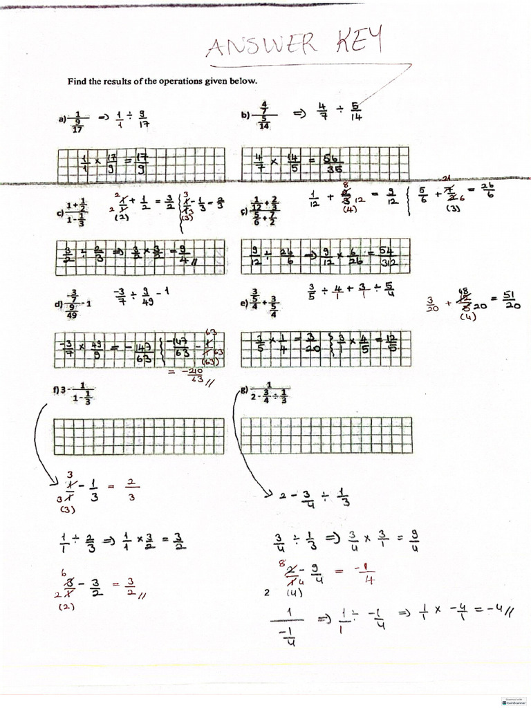 2nd Term 1st Homework Answer Key | PDF