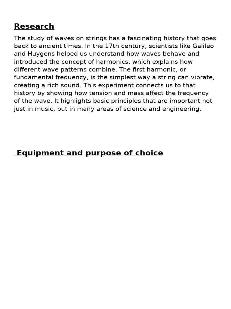 Understanding String Wave Harmonics | PDF