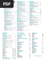 Vinta - Menu | PDF | Sauce | Drink