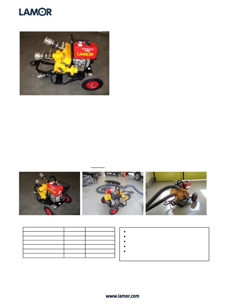 Diesel Powered Self-Priming Oil Transfer Pump LDP 3 Y (2) C75 Stage V ...