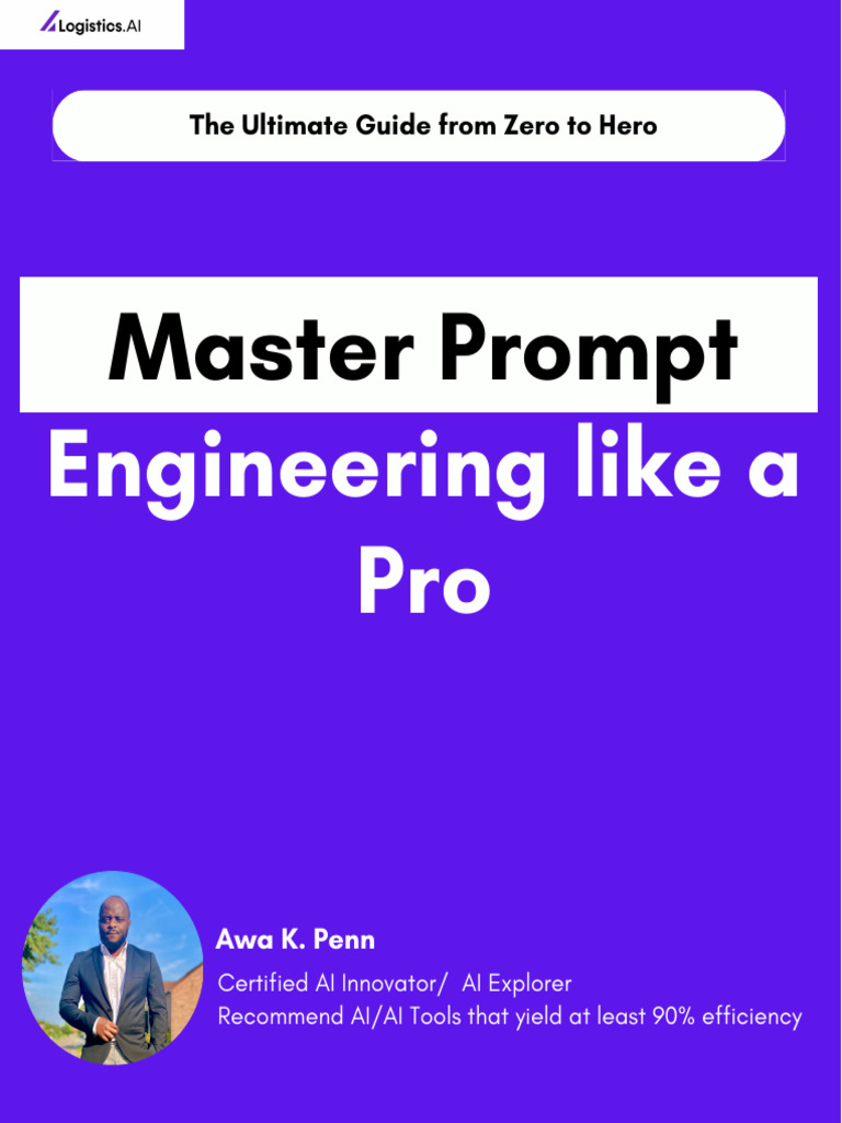 Master Prompt Engineering Like Pro | PDF | Artificial Intelligence ...