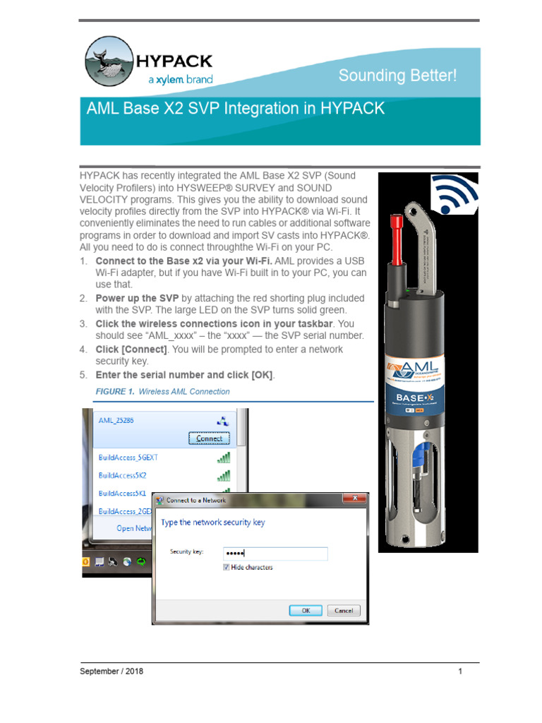 AML Base X2 SVP Integration in HYPACK | PDF | Device Driver | Computer Science