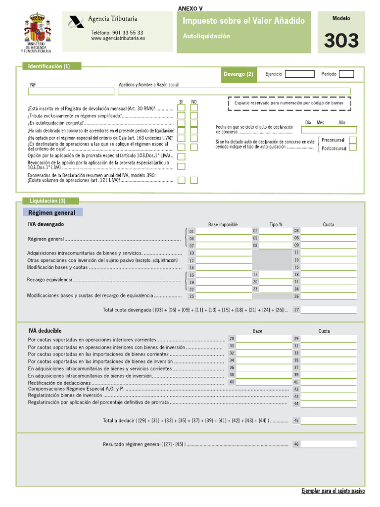 Modelo 303 Iva | PDF
