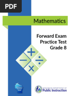 Math Grade 8 TCAP Practice Test | PDF | Gallon | Triangle