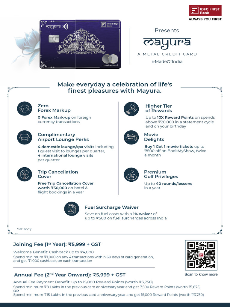 MAYURA Sales Collateral - V1 | PDF | Credit Card | Loyalty Program