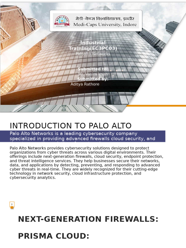Paloalto Sourav - PPT (1.2) | PDF | Firewall (Computing) | Computer Network