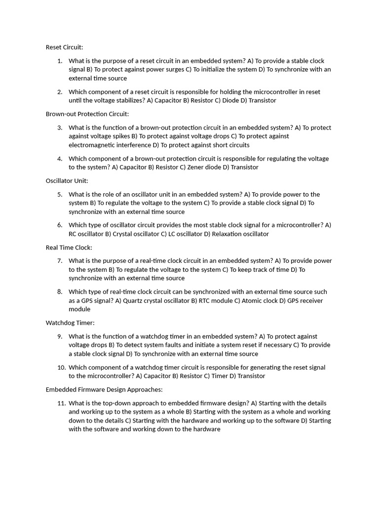 assignment | PDF | Electronic Oscillator | Embedded System