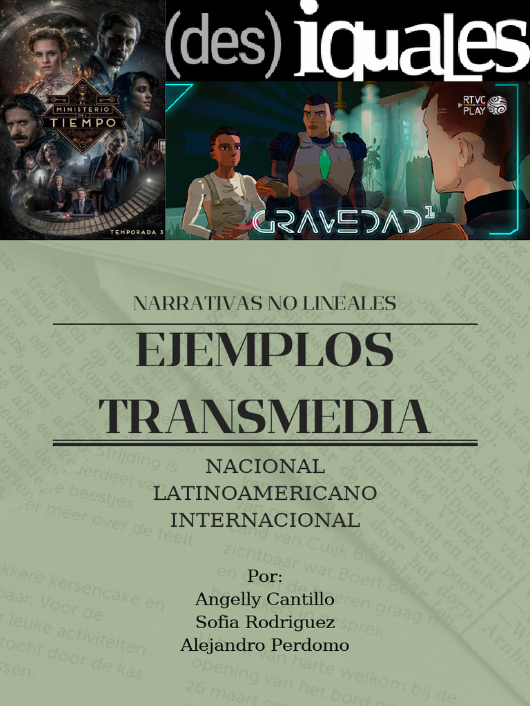 Ejemplos de Narrativas Transmedia | PDF | Podcast