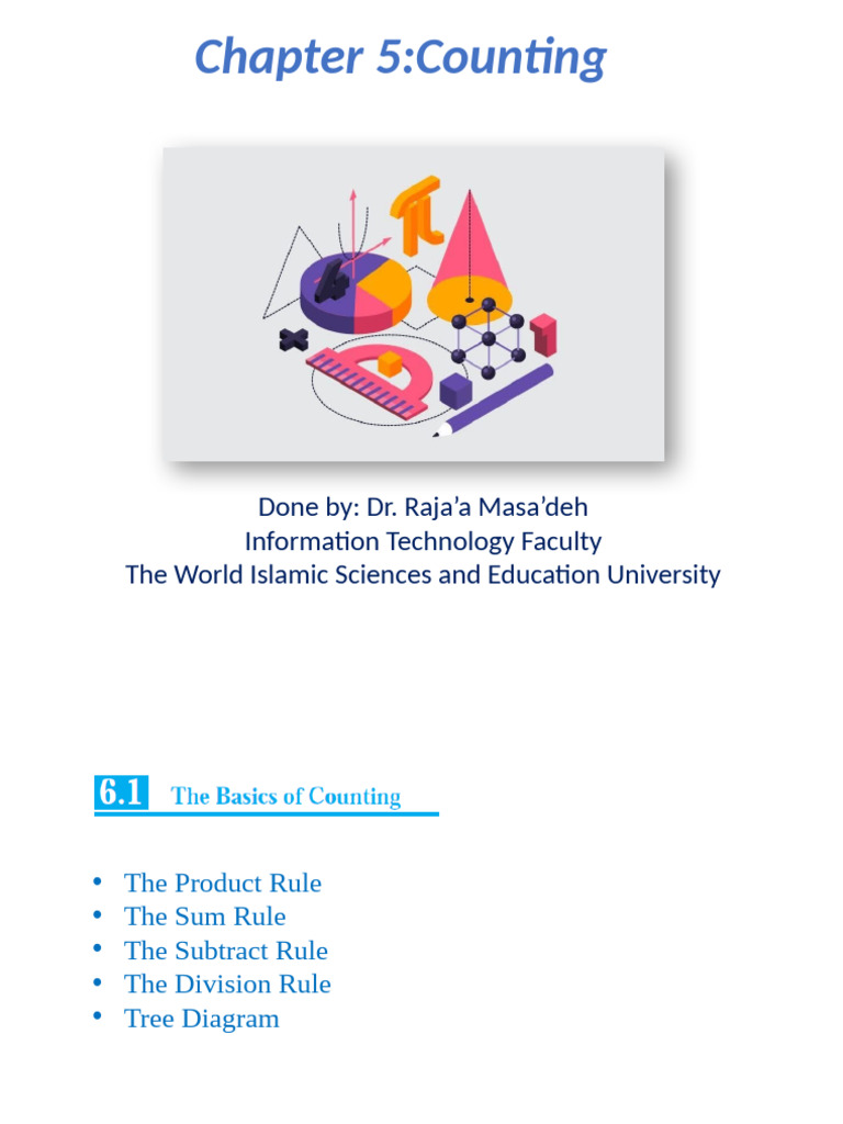 Chapter 6 Counting | PDF | Discrete Mathematics | Mathematics