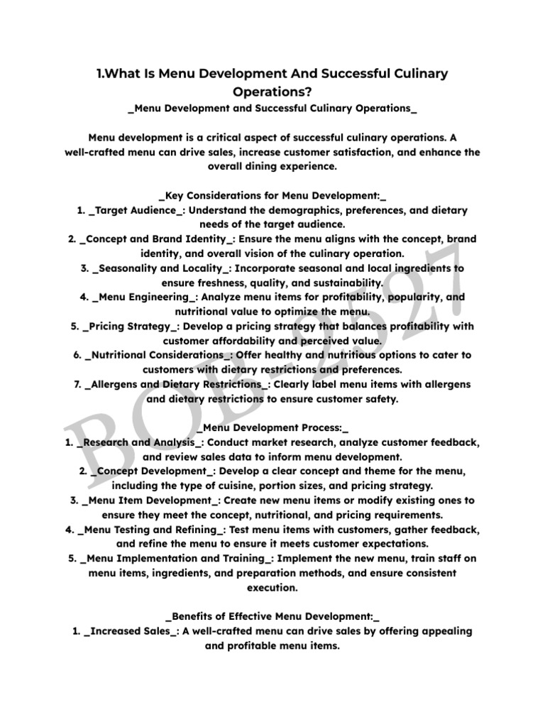 ITC& CI-MODULE-5. | PDF | Indian Cuisine | Cuisine