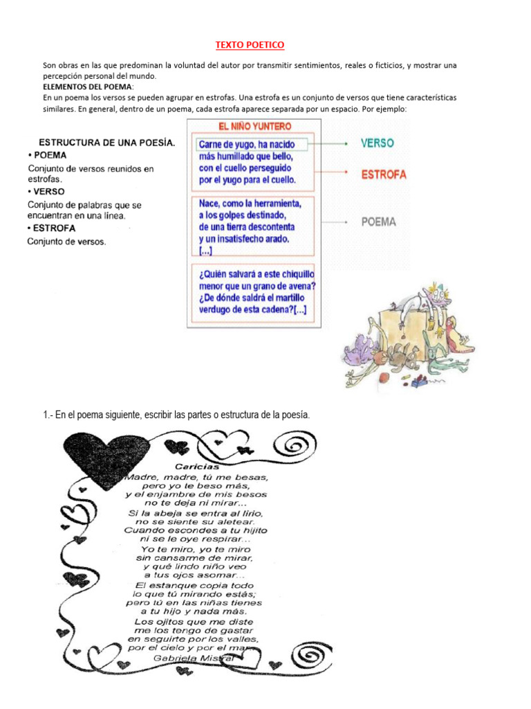 Poemas y Estructura Poética | PDF