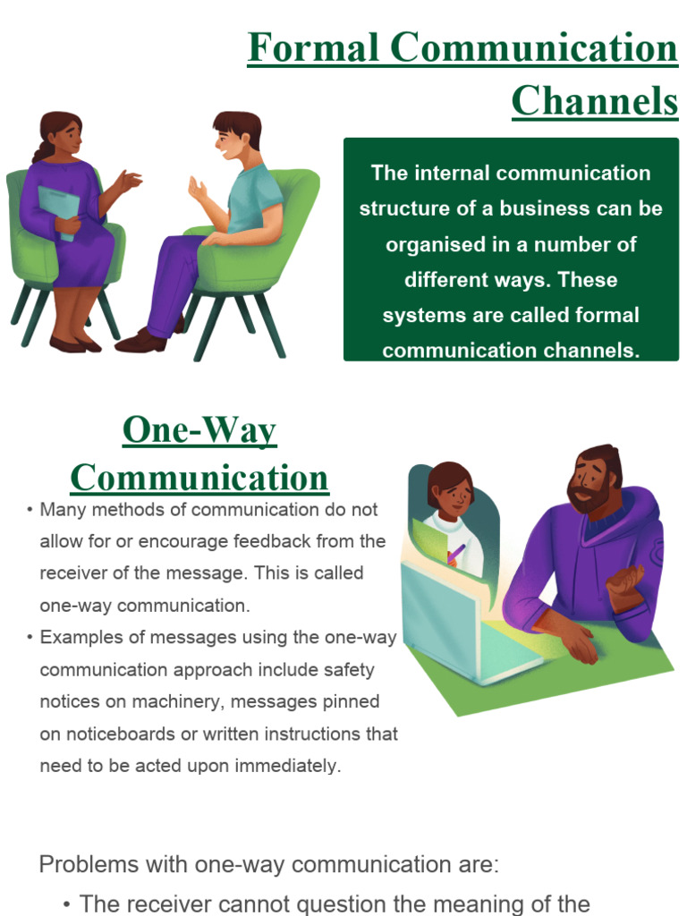Formal communication channels | PDF | Communication | Social Psychology
