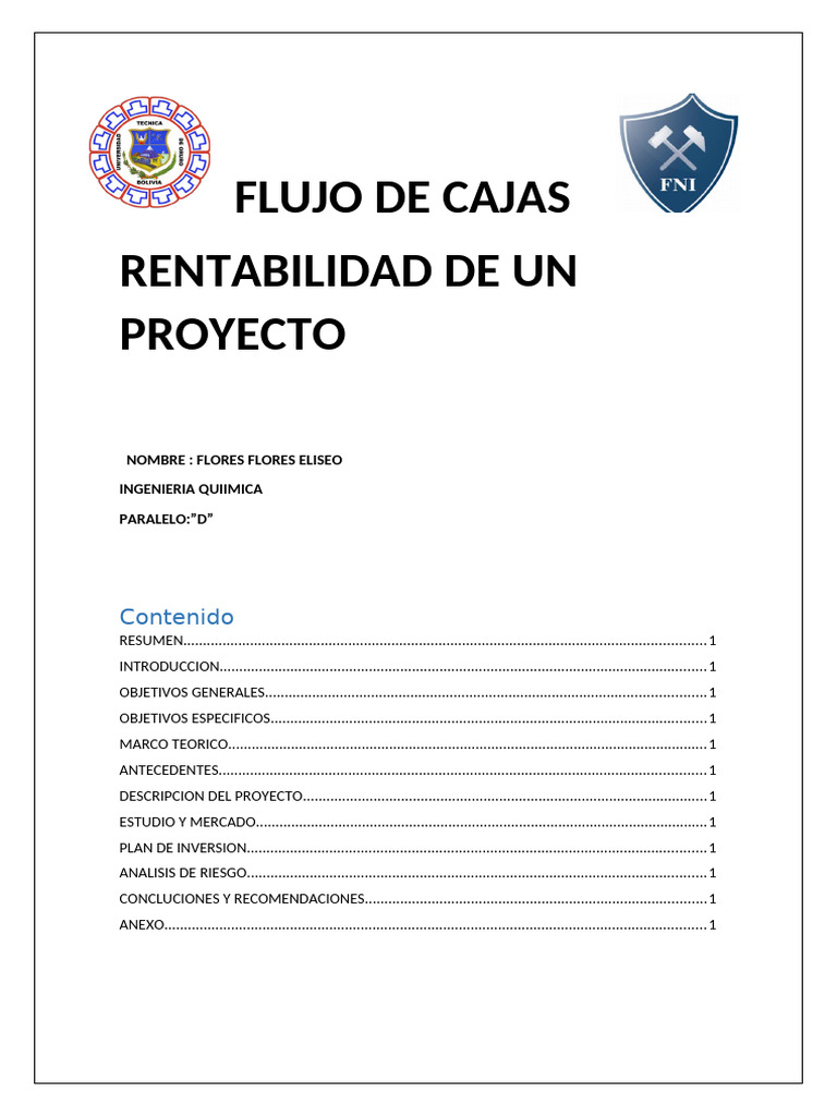 Flujo de Cajas | PDF | Tasa interna de retorno | Ciencias económicas