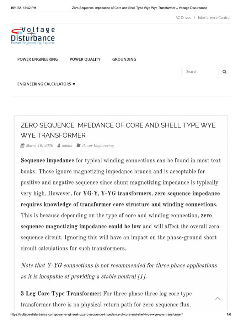 Core and Shell Type Transformer | PDF