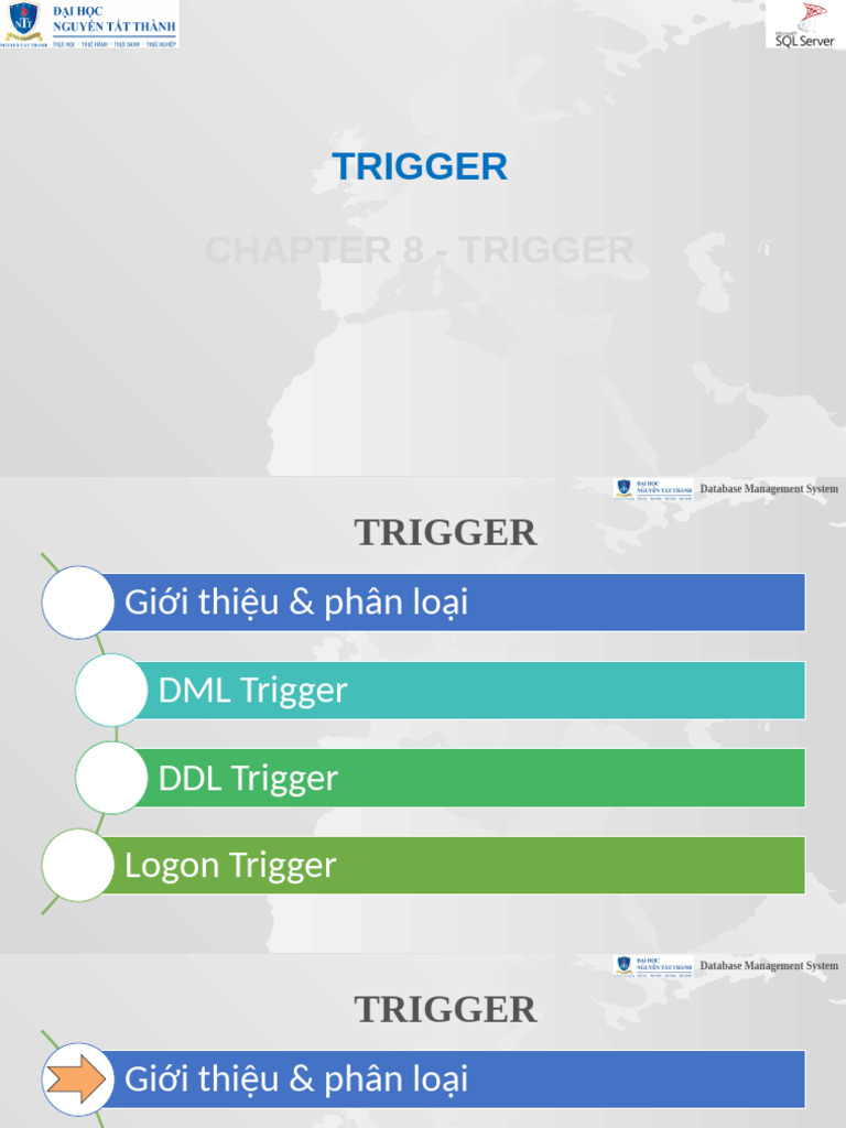 QDQ - Chapter 8 - Trigger | PDF