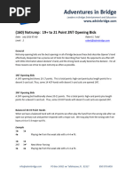 Bridge Bidding Beginner Quick Reference | PDF | Contract Bridge | Plain ...