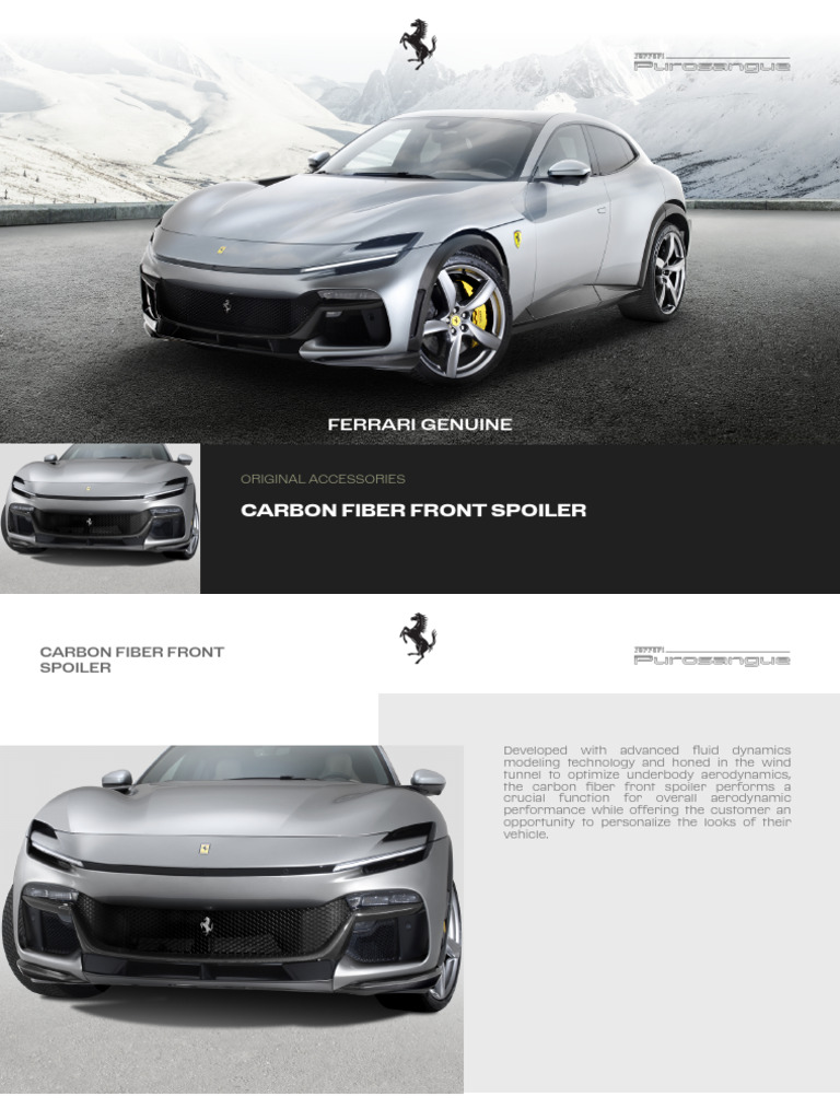 Carbon Fiber Front Spoiler | PDF