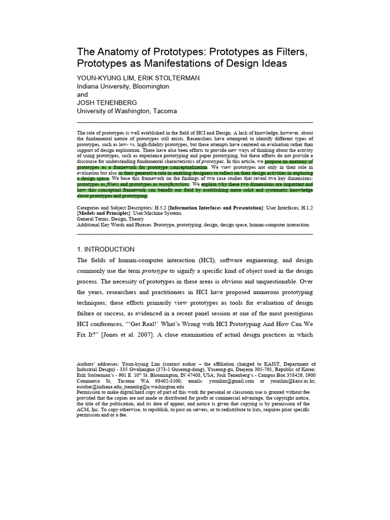 lim- | PDF | Prototype | Human–Computer Interaction