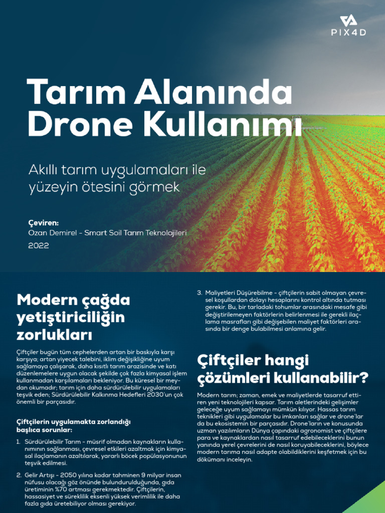 Tarim Alaninda Drone Kullanimi SmartSoil 2022 | PDF