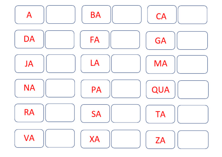 1 - Abacada - A | PDF