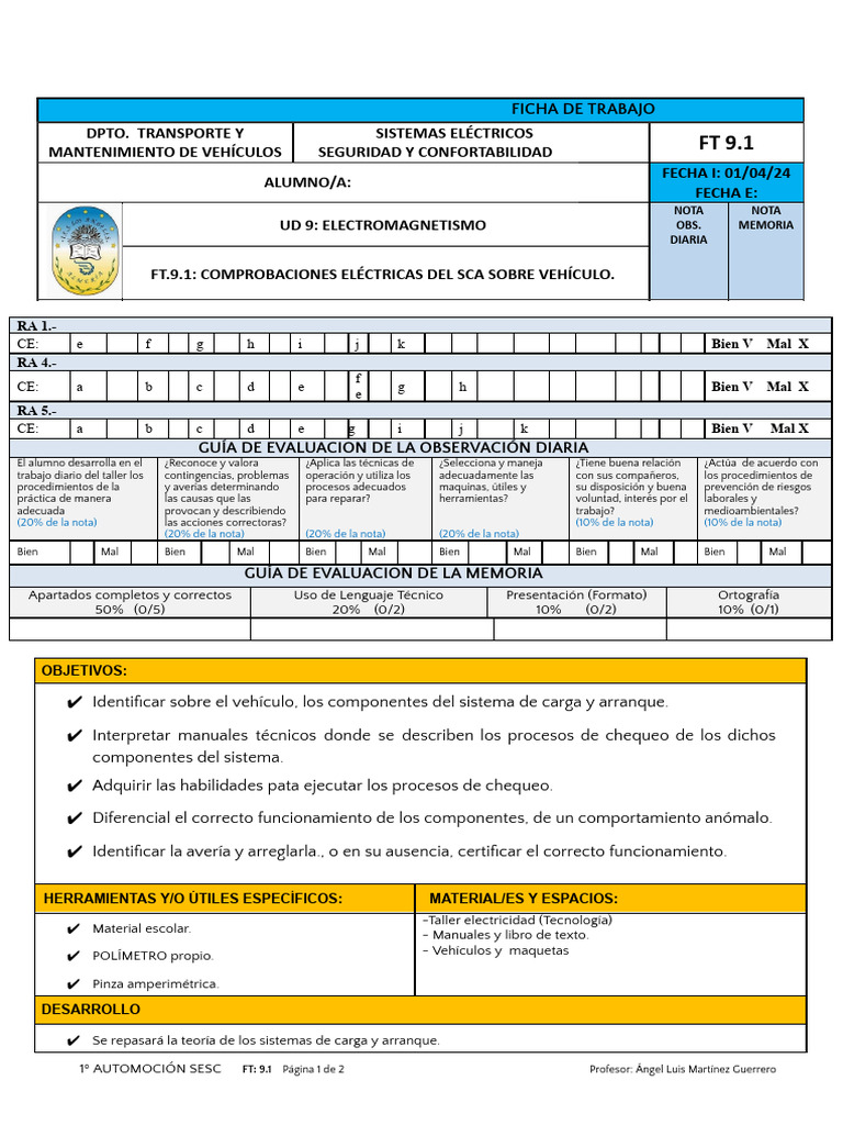 Comprobaciones Electricas | PDF | Bienes manufacturados | Electricidad