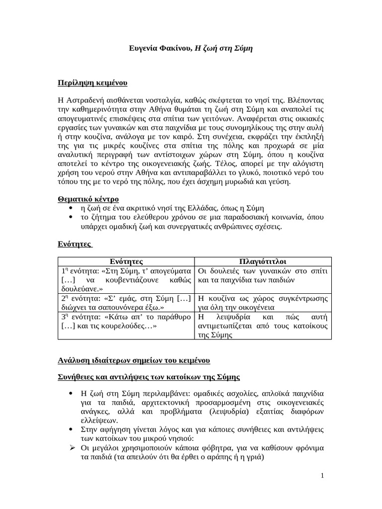 15. Η ζωή στη Σύμη | PDF