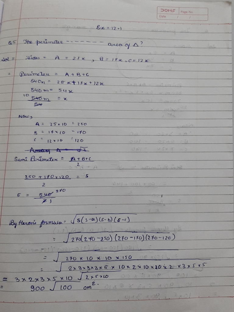 Maths Homework | PDF