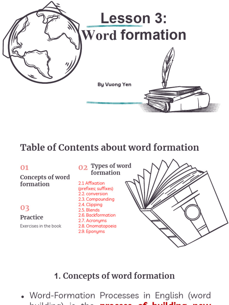 23.9 Lesson 3-Word Formation (1) | PDF | Noun | Word