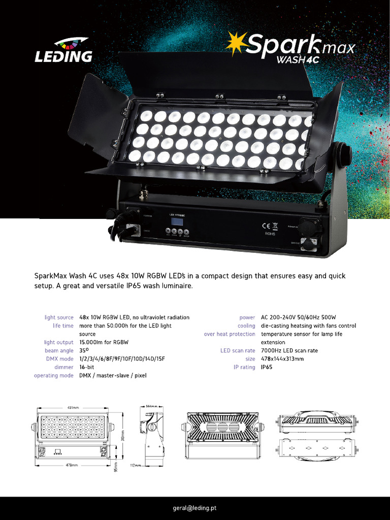 Leding SparkMax Wash4C | PDF