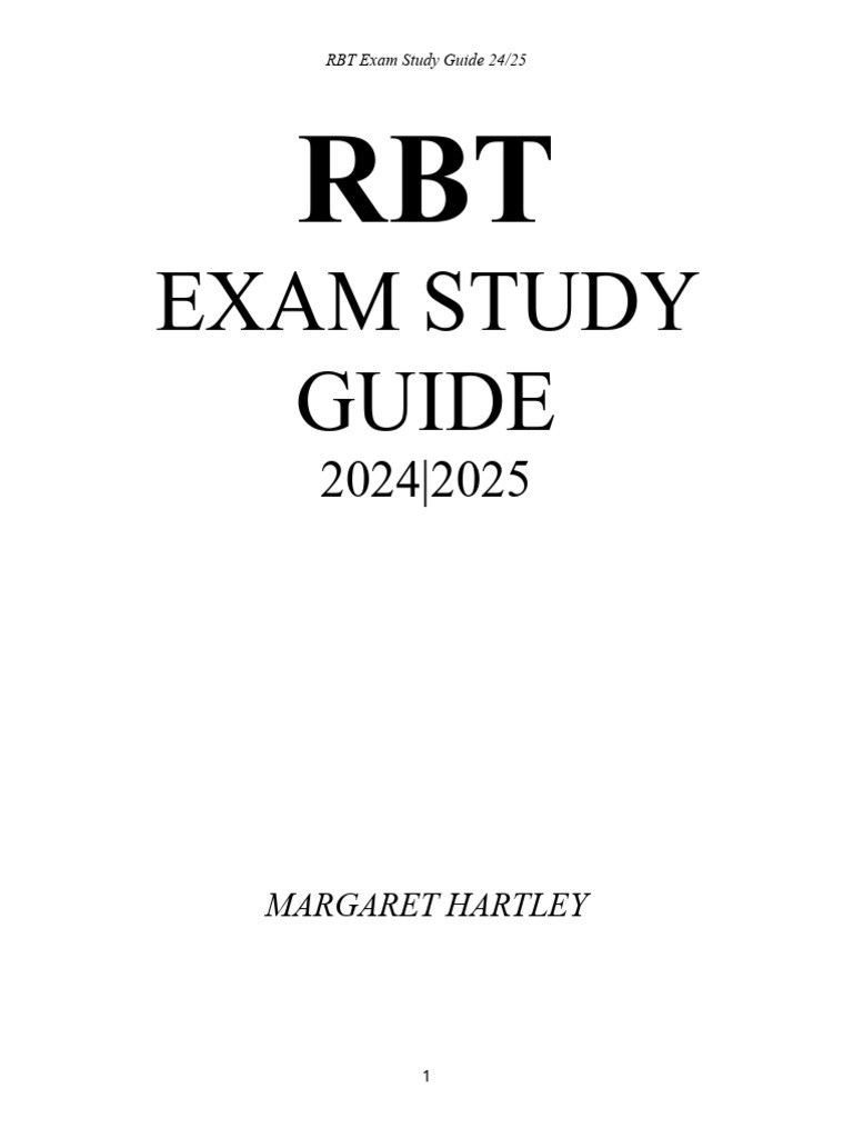 RBT Exam Study Guide 2024-2025 PDF | PDF | Reinforcement | Behaviorism