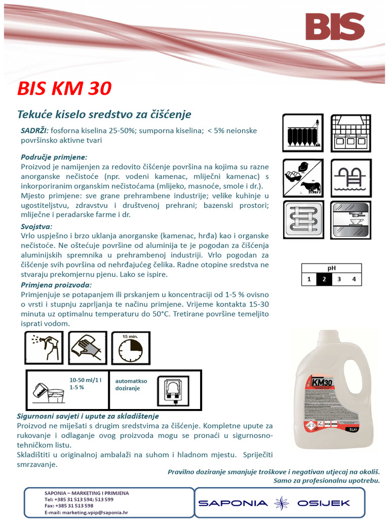 Tehnicka Uputa Bis KM 30 | PDF