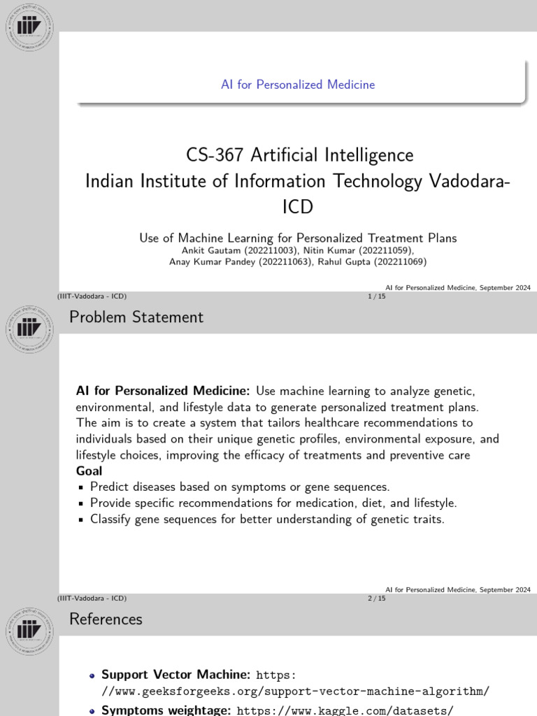 Nexus Ai Ppt Pdf Personalized Medicine Artificial Intelligence