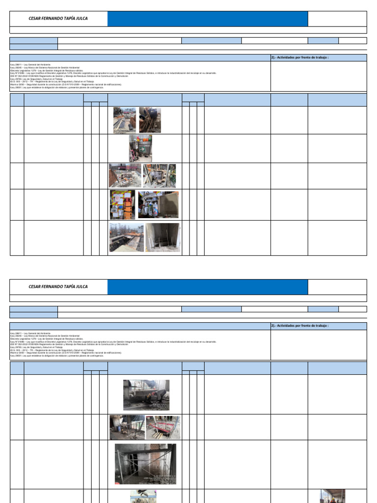 Inspeccion_001 Formato Reporte de Inspeccion Rev.1 | PDF | Gestión de residuos | Contaminación