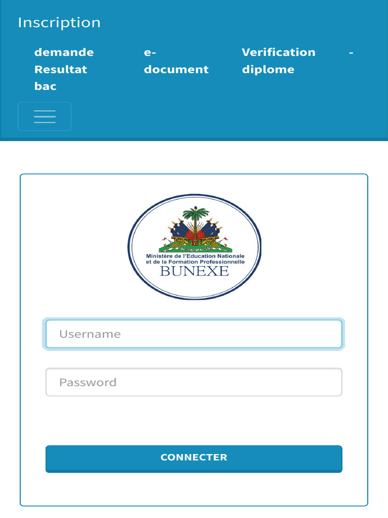 BUNEXE@MENFP Inscription en Ligne | PDF