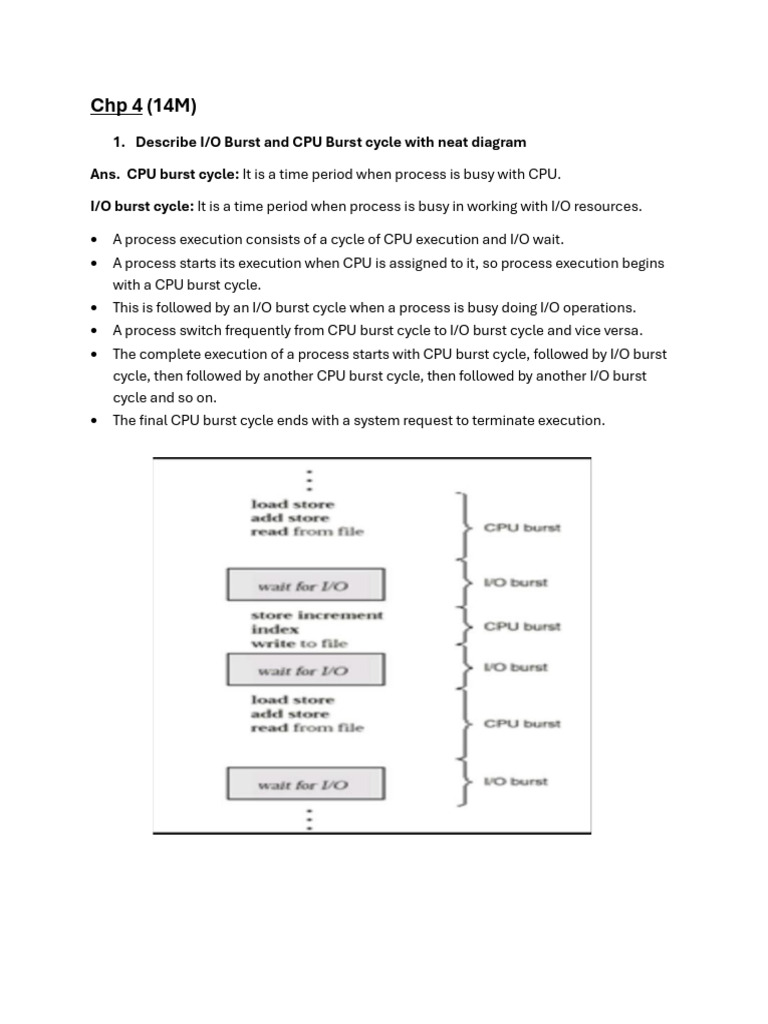 OSY MSBTE CHP4 | PDF | Scheduling (Computing) | Computer Architecture