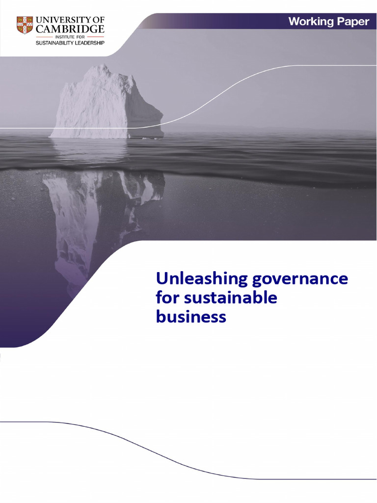 Unleashing | PDF | Governance | Sustainability Unleashing | PDF | Governance | Sustainability