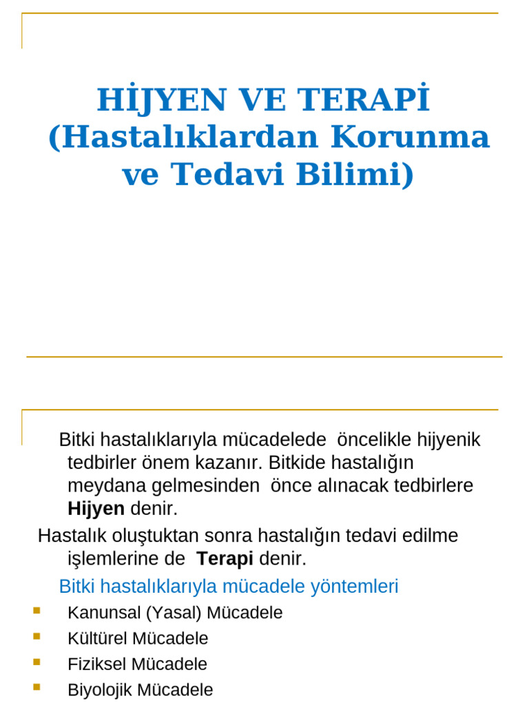 7. KONU Bitki Hastalıkları Ile Mücadele | PDF