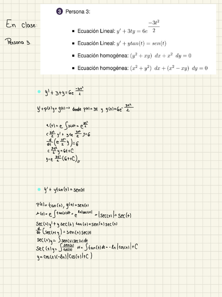 Differential Equations and Integrals | PDF