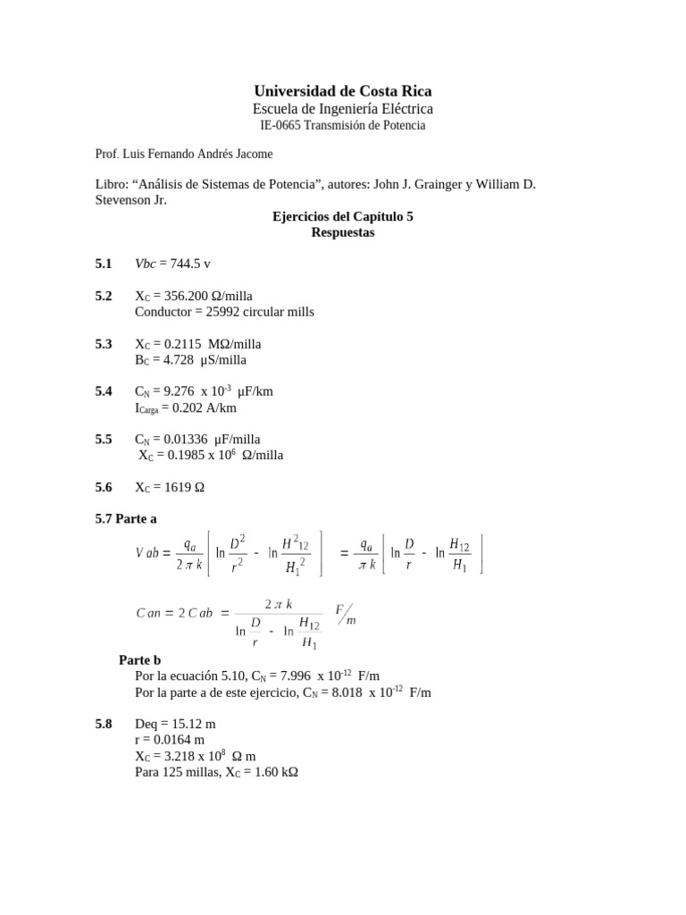Resp Ejerc Cap 5 Del Stevenson | PDF