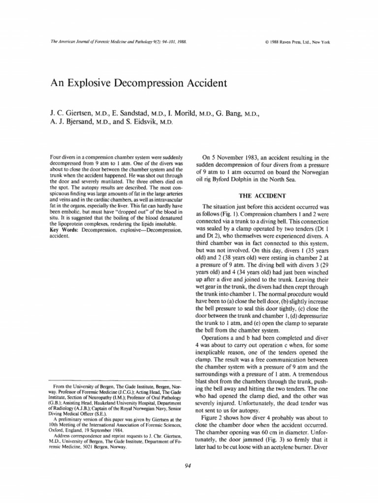 Byford Dolphin Accident - Byford Dolphin - Text | PDF
