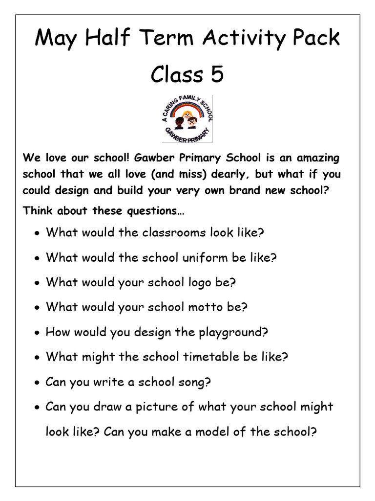 may-half-term-activity-pack | PDF