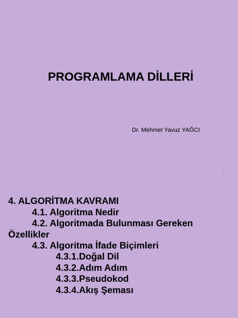 Programlama - 4 | PDF