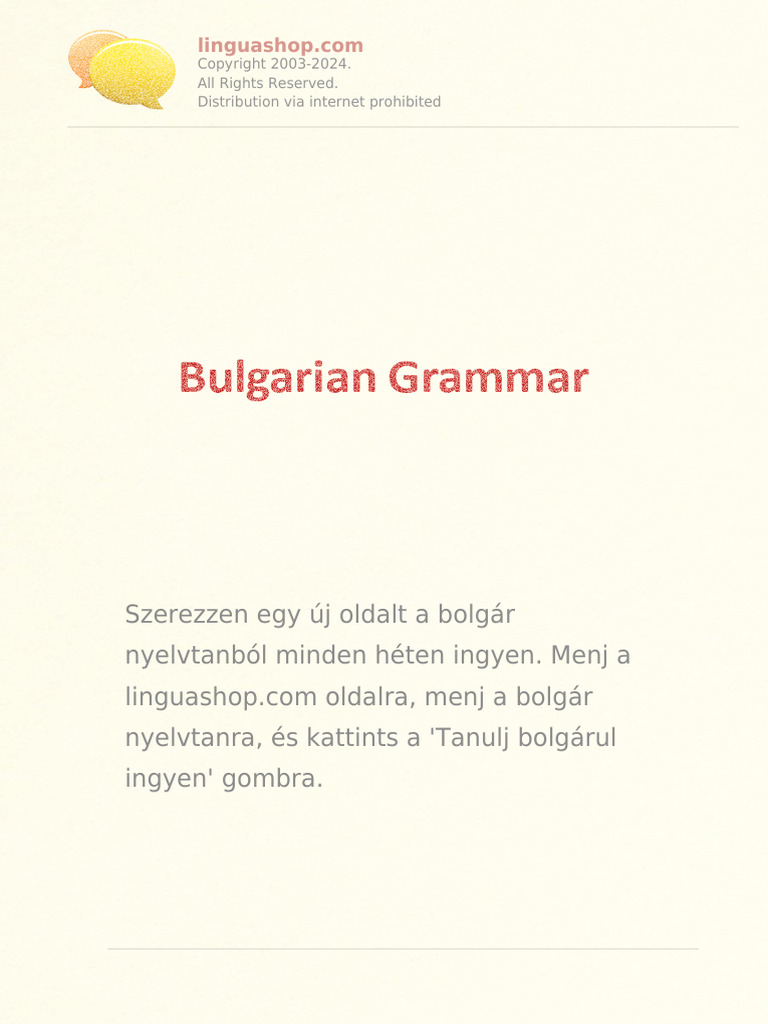 16401711--bulgarian-grammar-portrait | PDF | Grammatical Gender | Noun